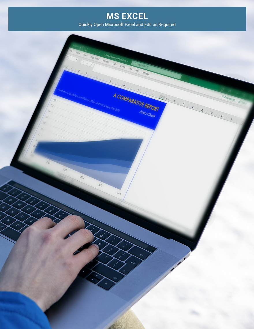 A Comparative Report Area Chart - Google Sheets, Excel | Template.net