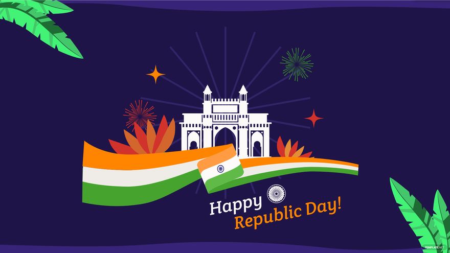 Republic Day Zoom Background Template - Edit Online & Download Example ...