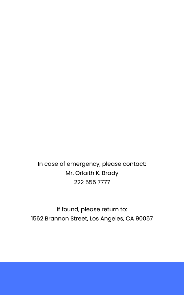 Free Blank Doctor ID Card Template - Illustrator, Word, PSD | Template.net