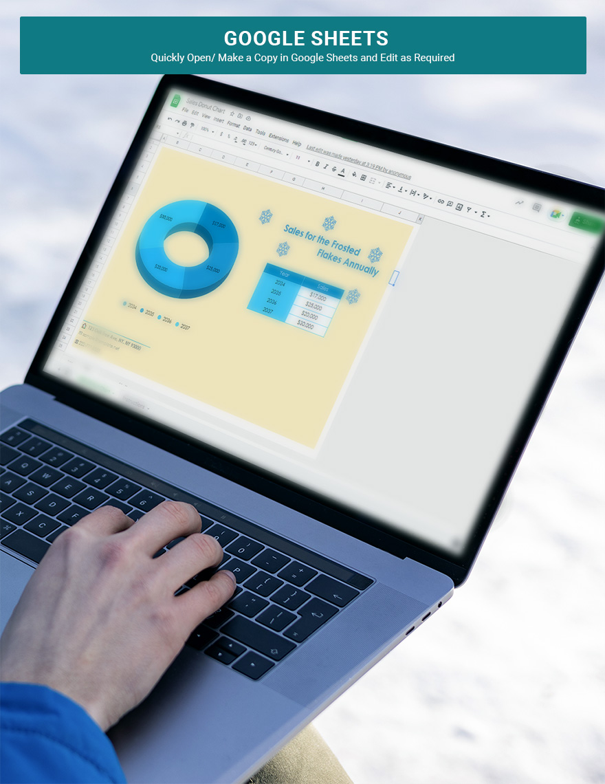 Sales Donut Chart - Google Sheets, Excel | Template.net