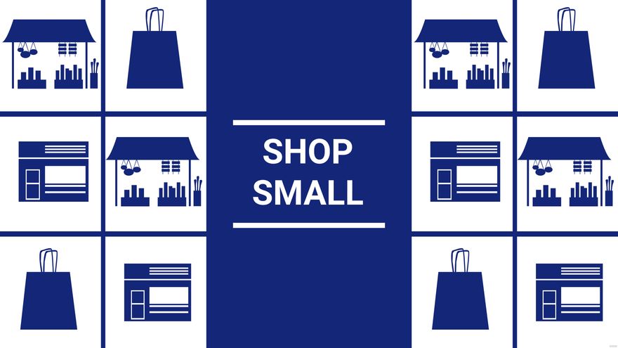 Free Happy Small Business Saturday Background - Download in PDF ...