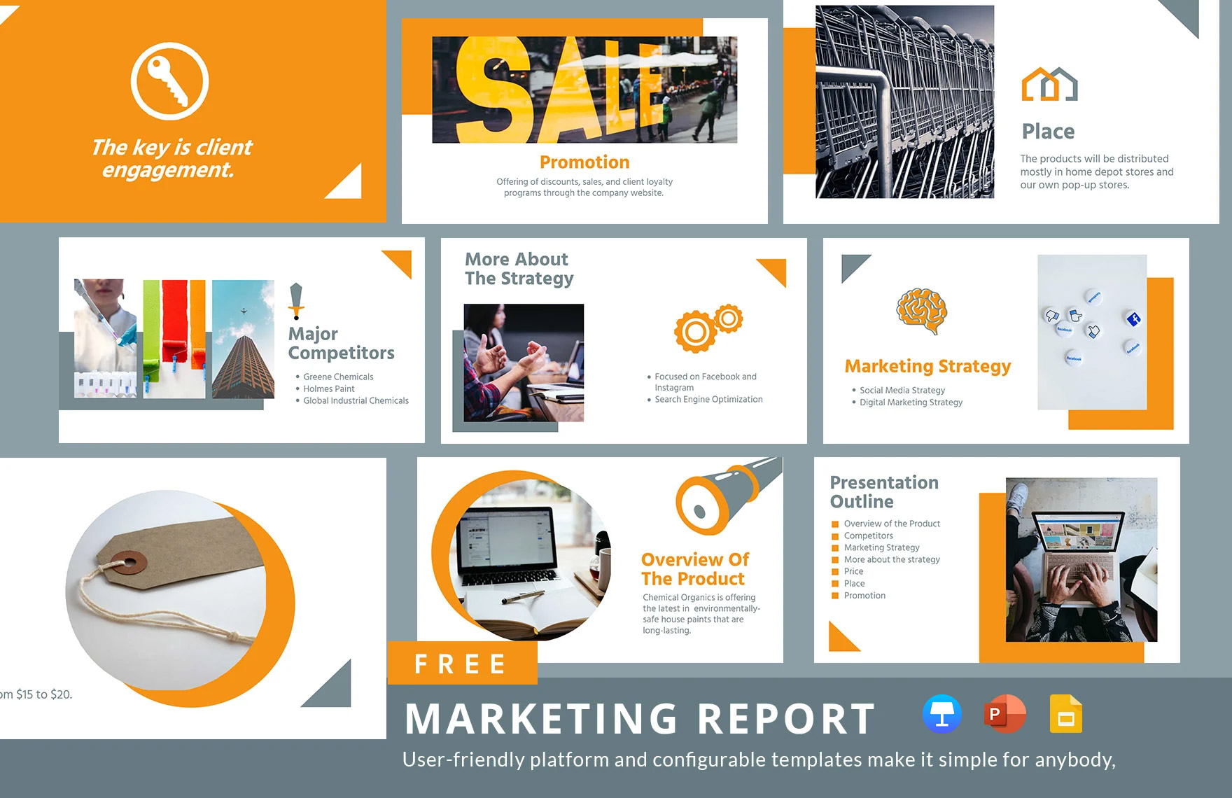 Financial Report Presentation Template Download In PDF PowerPoint