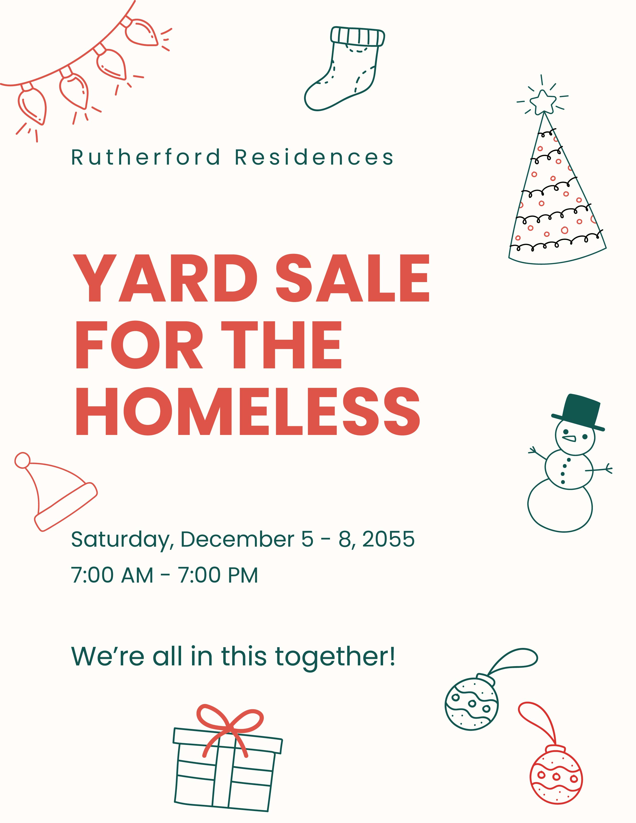 FREE Yard Sale Flyer Template Download In Word Google Docs 