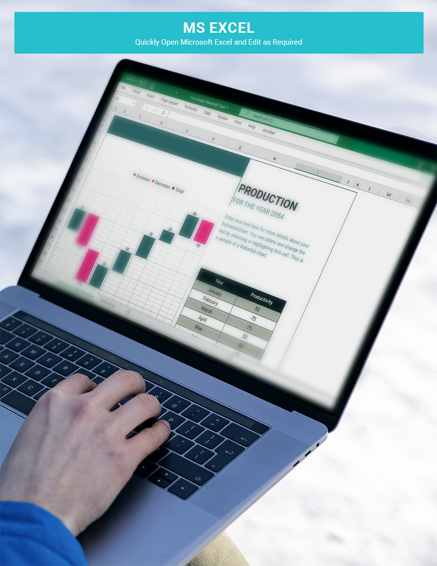 Free Simple Waterfall Chart - Google Sheets, Excel | Template.net
