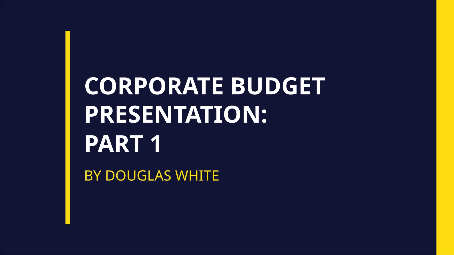 Free Editable Budget Templates In PPT To Download