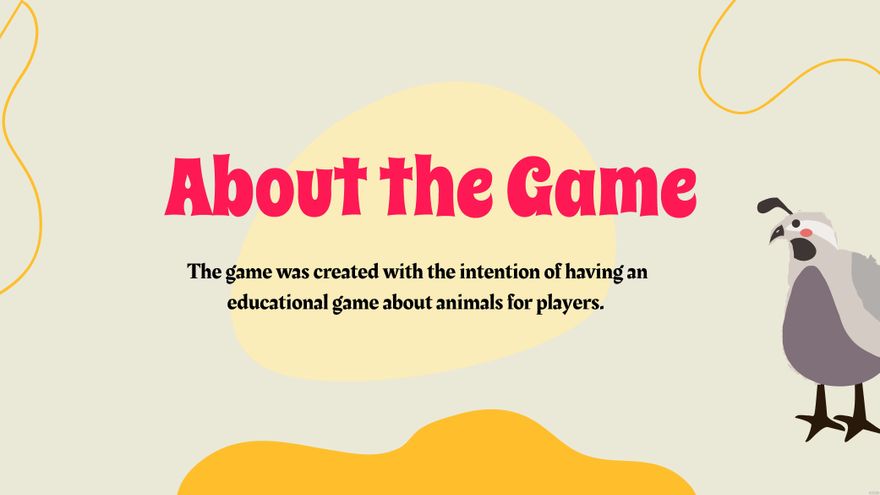 Animal Game Presentation Template - Google Slides, PowerPoint ...