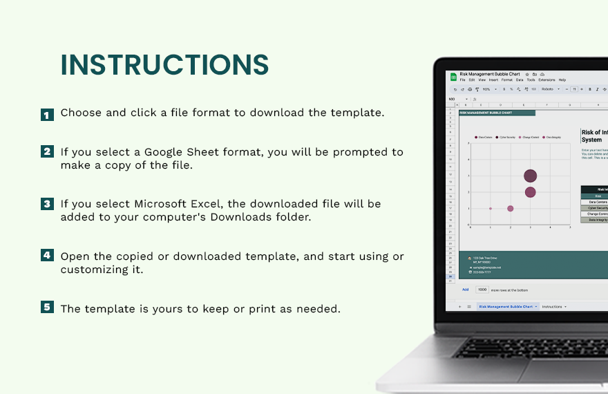 Free Risk Management Bubble Chart - Google Sheets, Excel | Template.net
