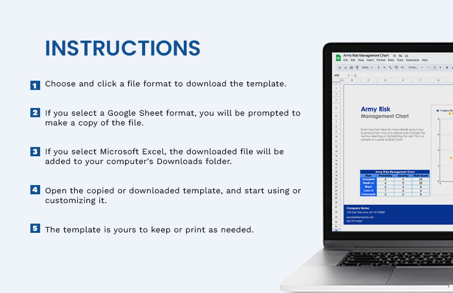 Free Army Risk Management Chart - Google Sheets, Excel | Template.net