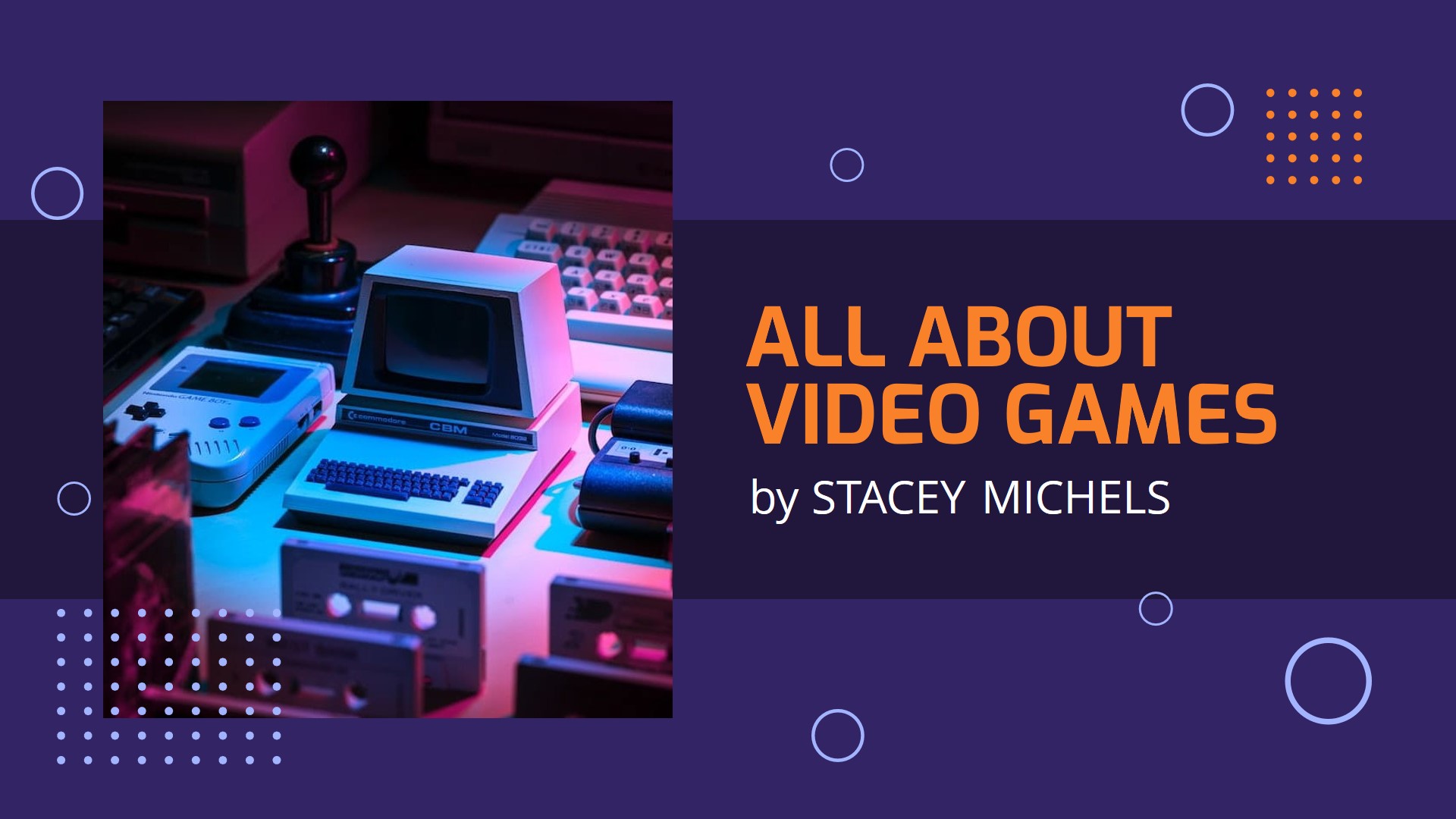 Video Game Presentation Template Google Slides PowerPoint PDF 