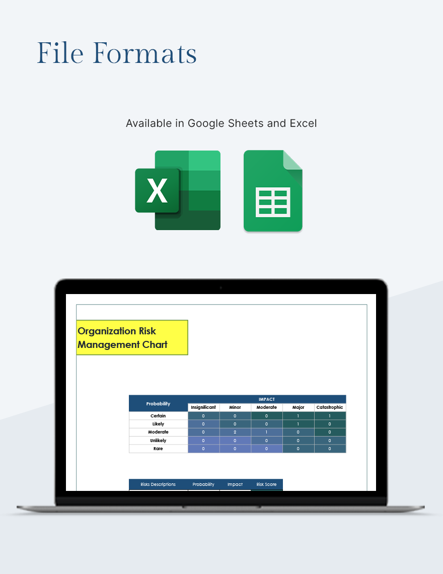 Organization Risk Management Chart - Download in Excel, Google Sheets ...