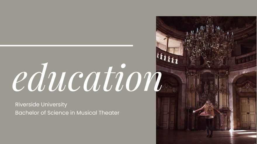 Musician Portfolio Presentation Template - Google Slides, PowerPoint ...