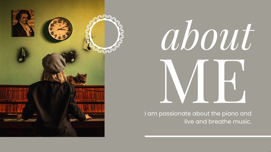 Musician Portfolio Presentation Template - Google Slides, PowerPoint ...