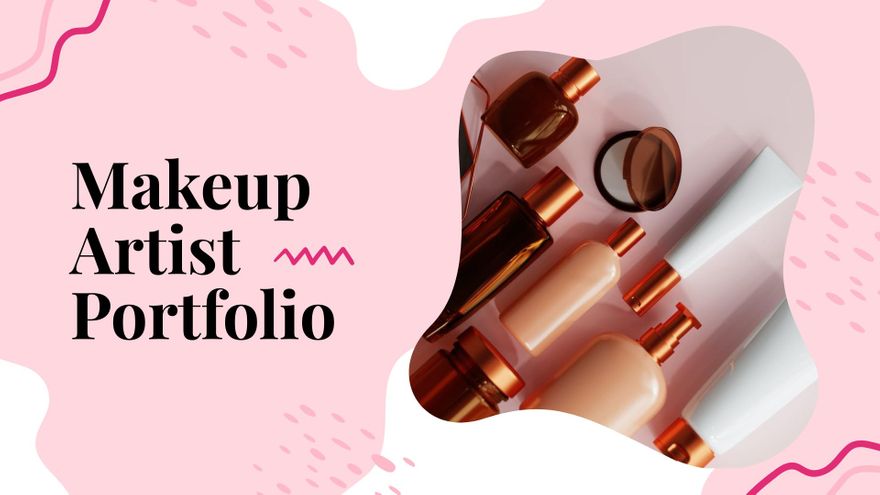 Makeup Artist Portfolio Presentation Template Download In PDF 