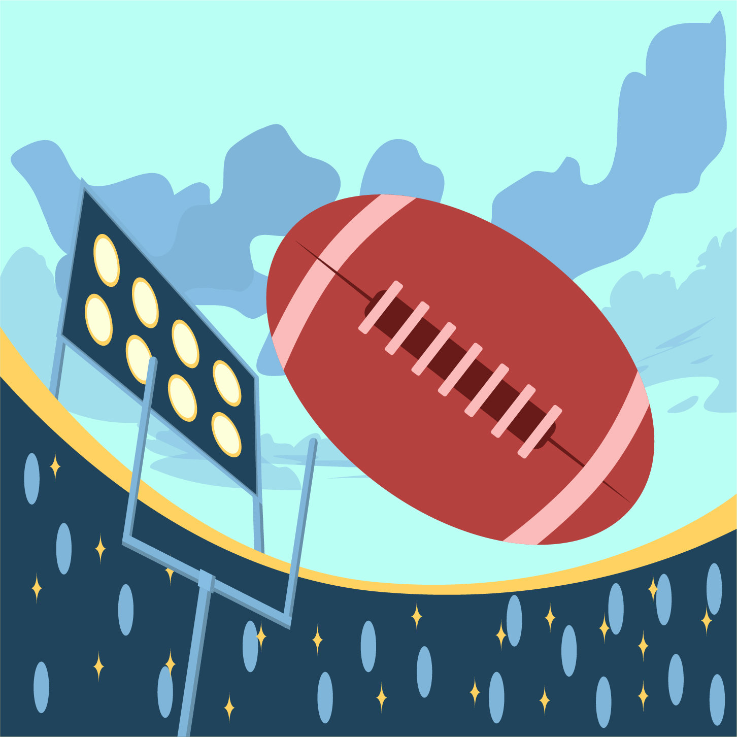Free Happy Super Bowl 2023 Illustration - Download in Illustrator, PSD ...