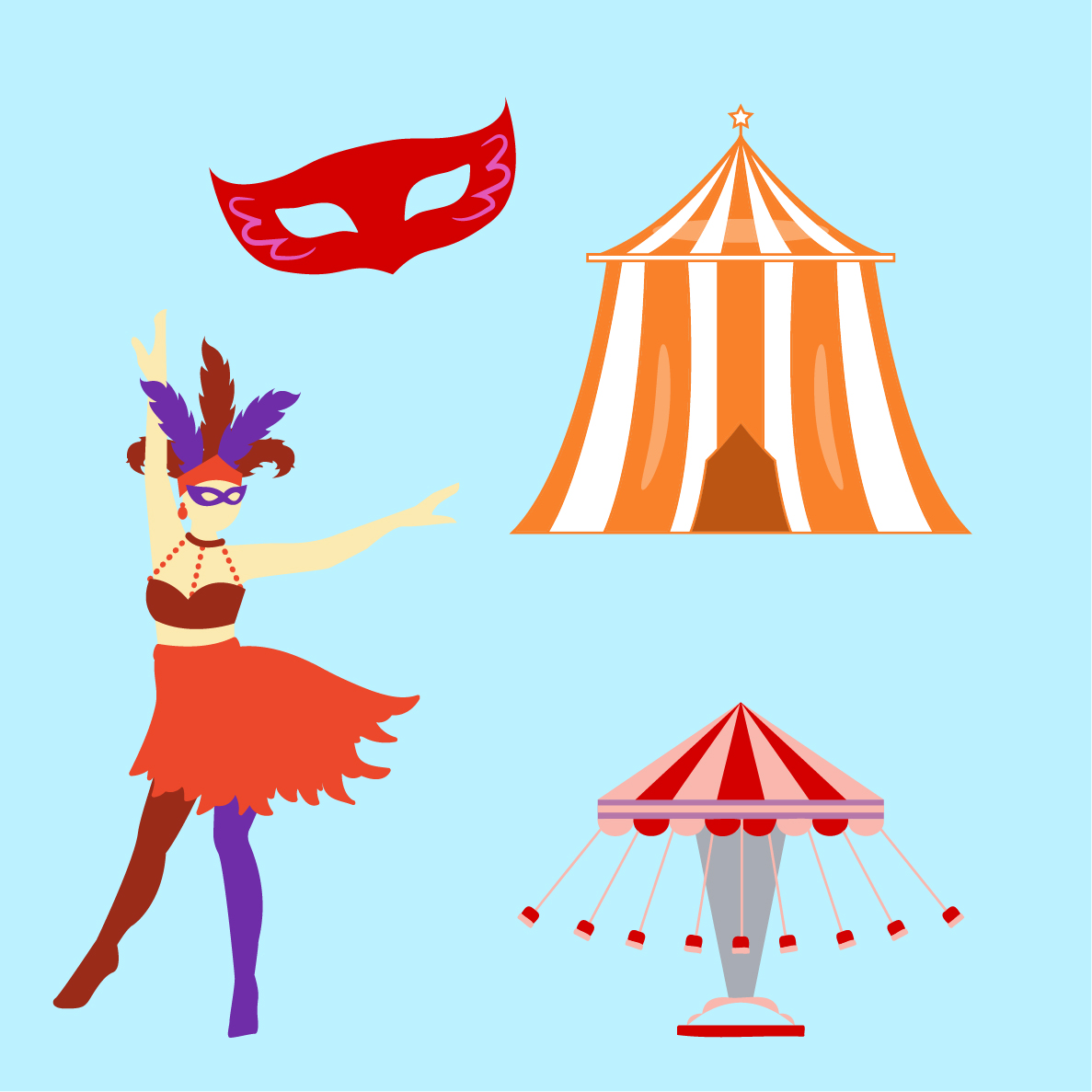 Carnival Festival Celebration Vector - EPS, Illustrator, JPG, PSD, PNG ...