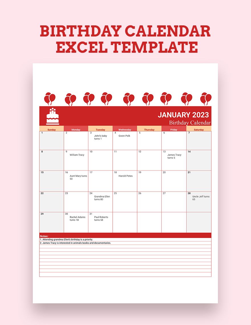 How Do I Create A Birthday Calendar In Excel Printable Templates Free