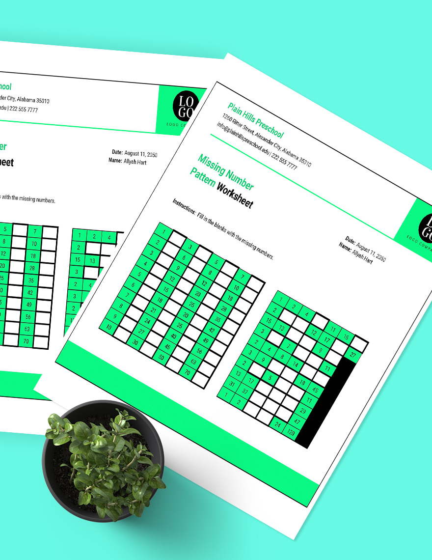 Missing Number Pattern Worksheet Google Sheets Excel Template Missing Number Pattern Worksheet Google Sheets Excel Template
