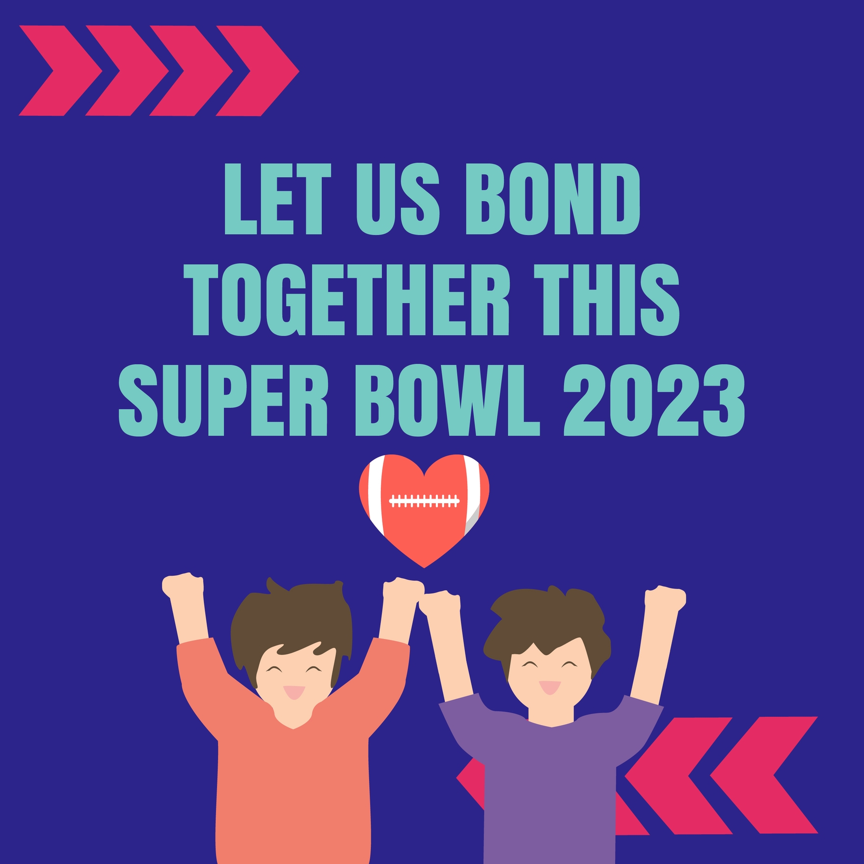 Free Super Bowl 2023 WhatsApp Post EPS Illustrator JPG PSD PNG 