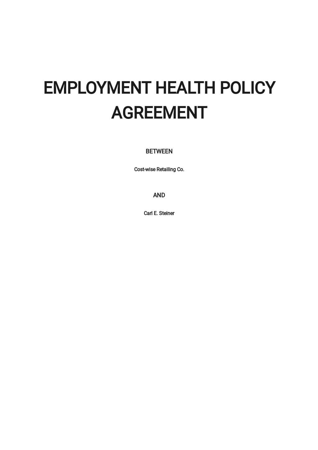 Professional Services Master Agreement Template