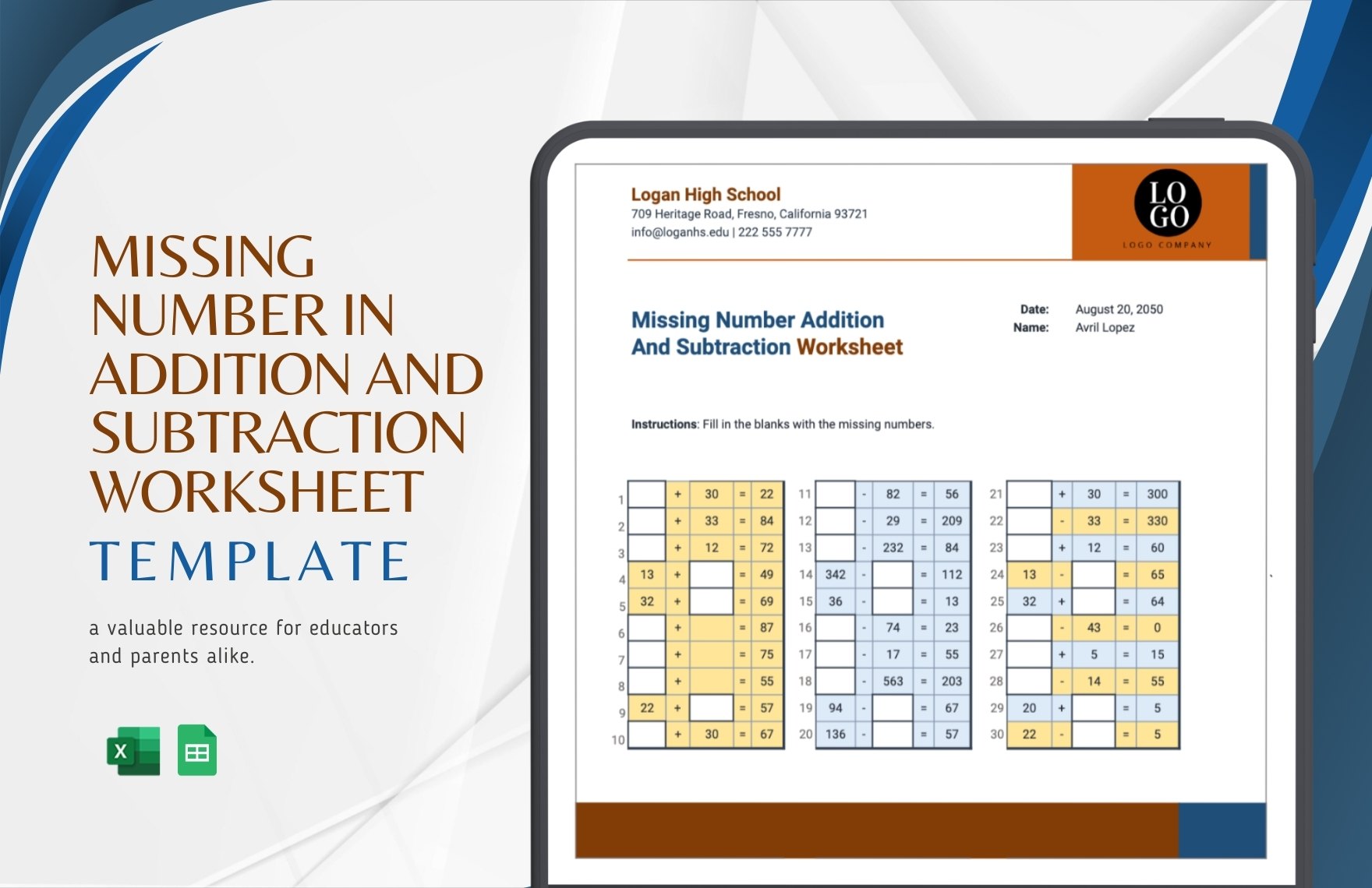 Teacher Templates In Excel FREE Download Template