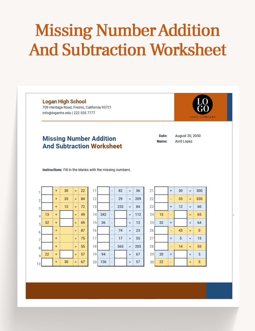 missing-number-addition-and-subtraction-worksheet-excel-google