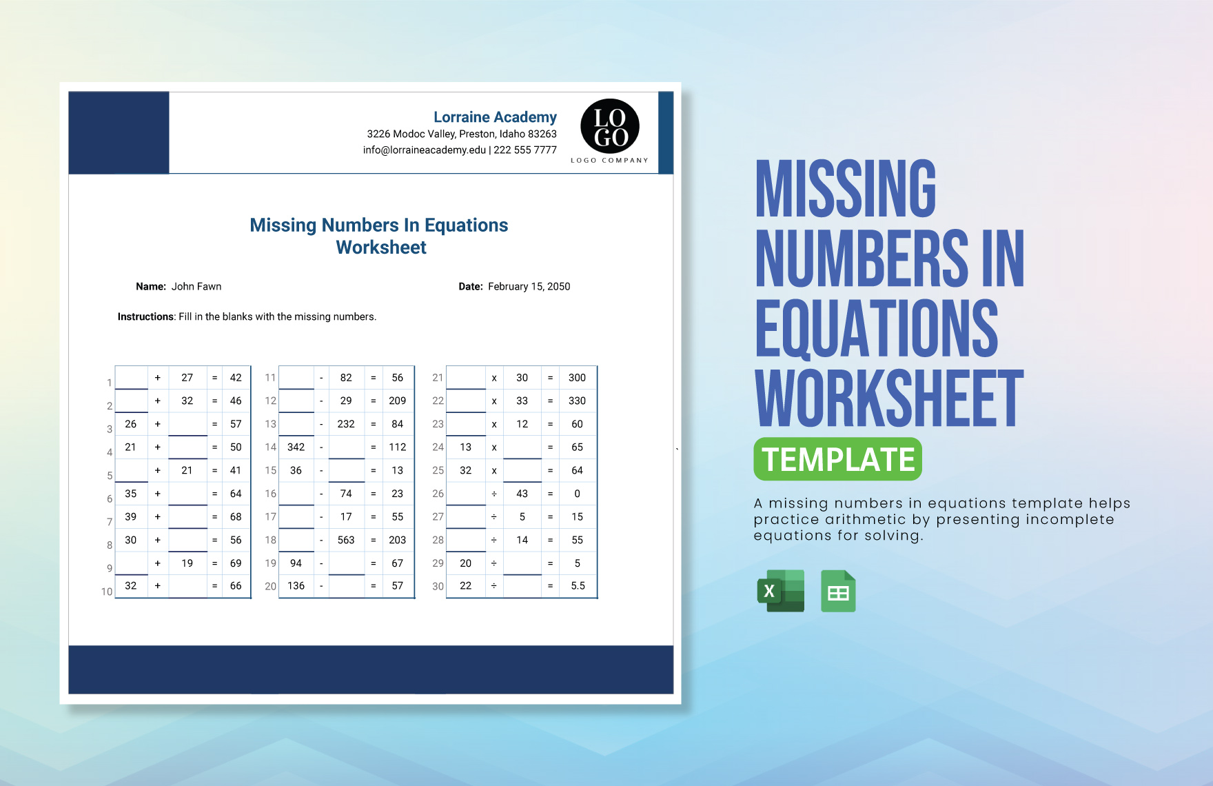 Teacher Templates In Excel FREE Download Template