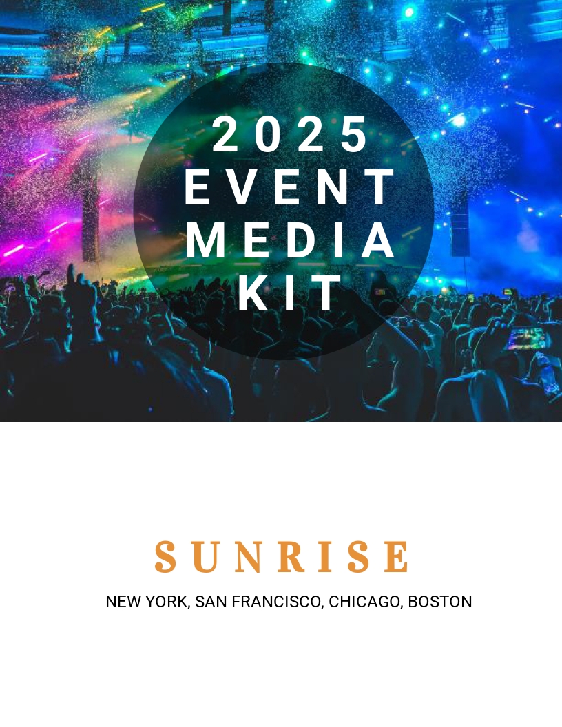 Event Media Kit Template [Free JPG] - Illustrator, Word, Apple Pages ...