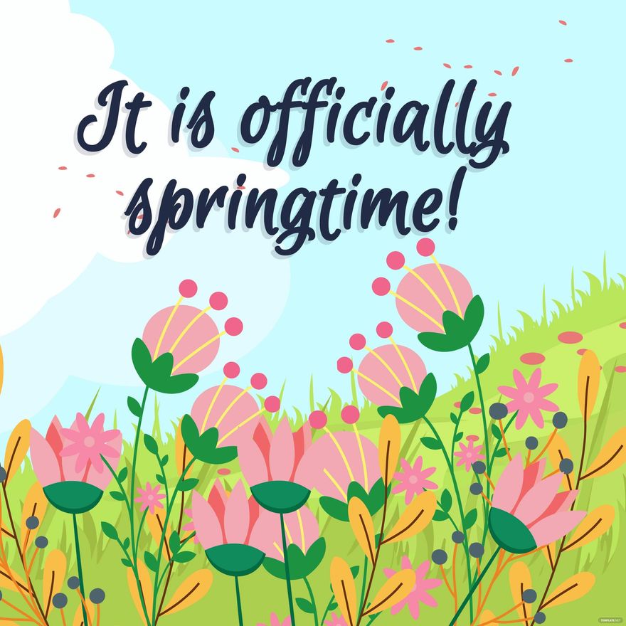 Spring Banner - Download in Illustrator, PSD, EPS, SVG, JPG, PNG ...