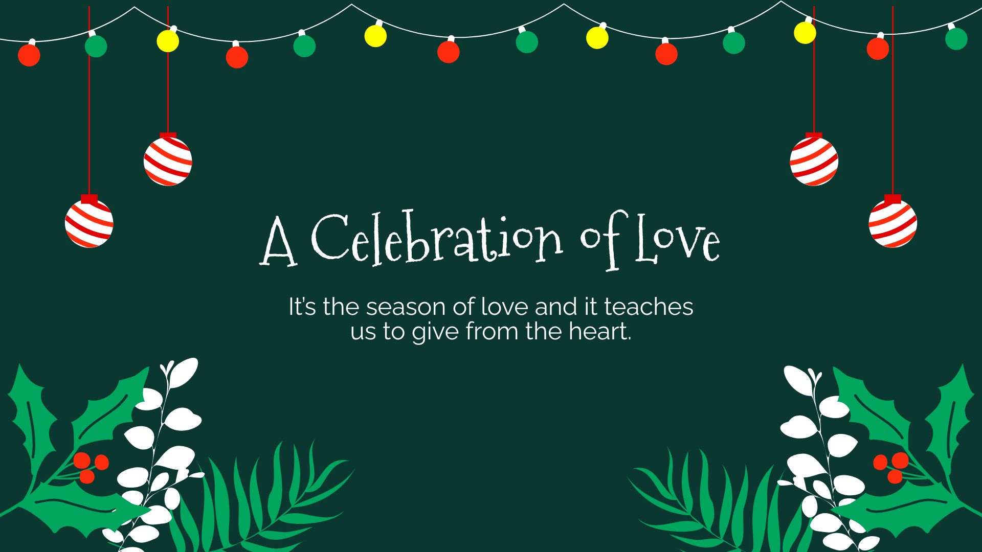 Merry Christmas Presentation - Google Slides, Apple Keynote, PowerPoint ...