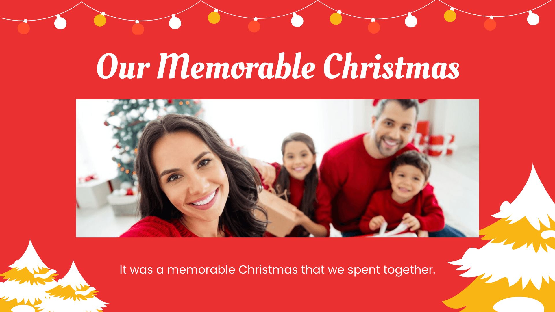 Christmas Family Presentation - Download in PDF, PowerPoint, Google ...