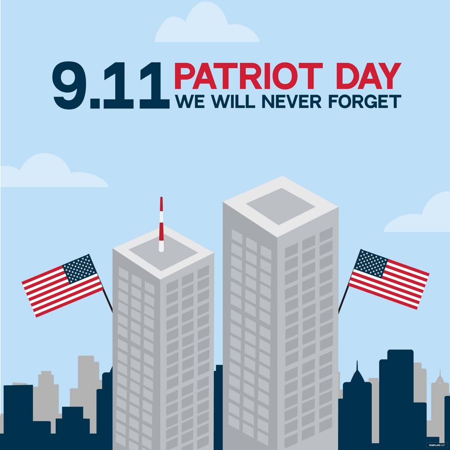 Happy National Patriots' Day Illustration - EPS, Illustrator, JPG, PSD ...
