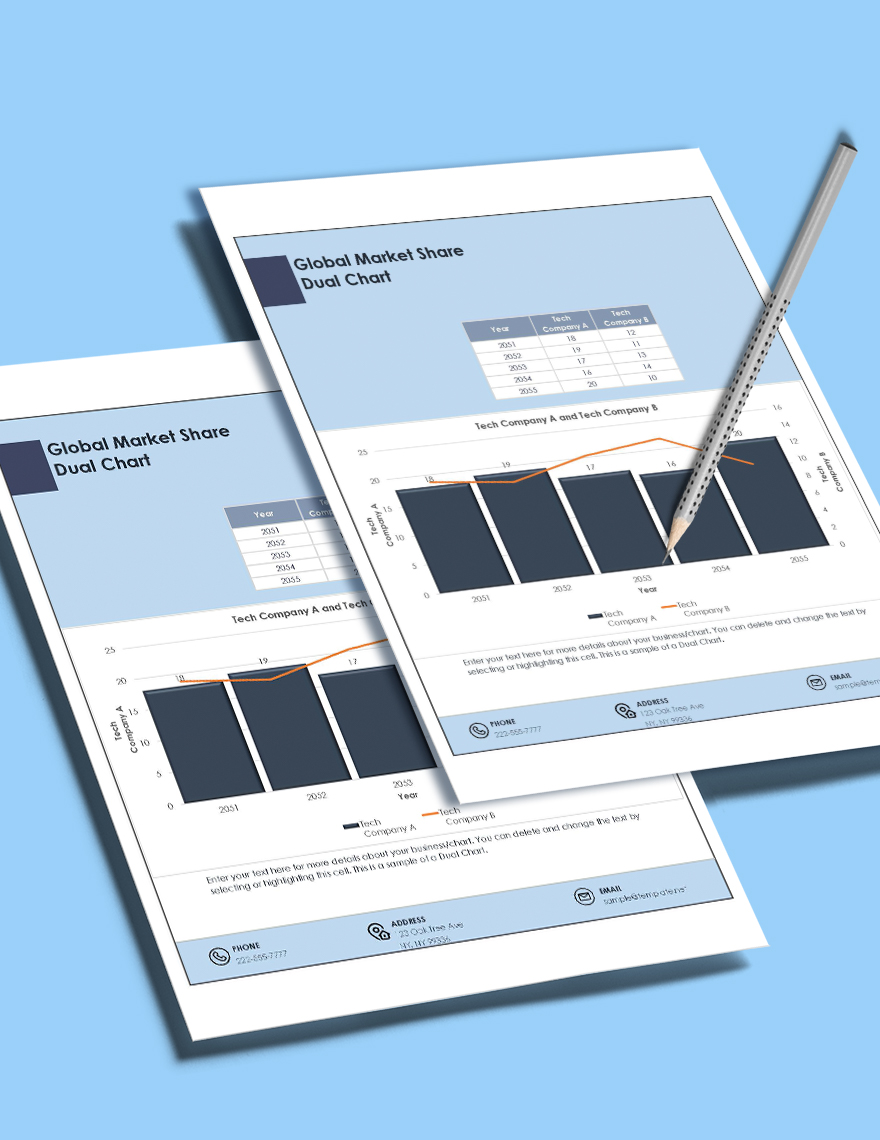 Free Free Tourist Stats Dual Chart - Google Sheets, Excel | Template.net