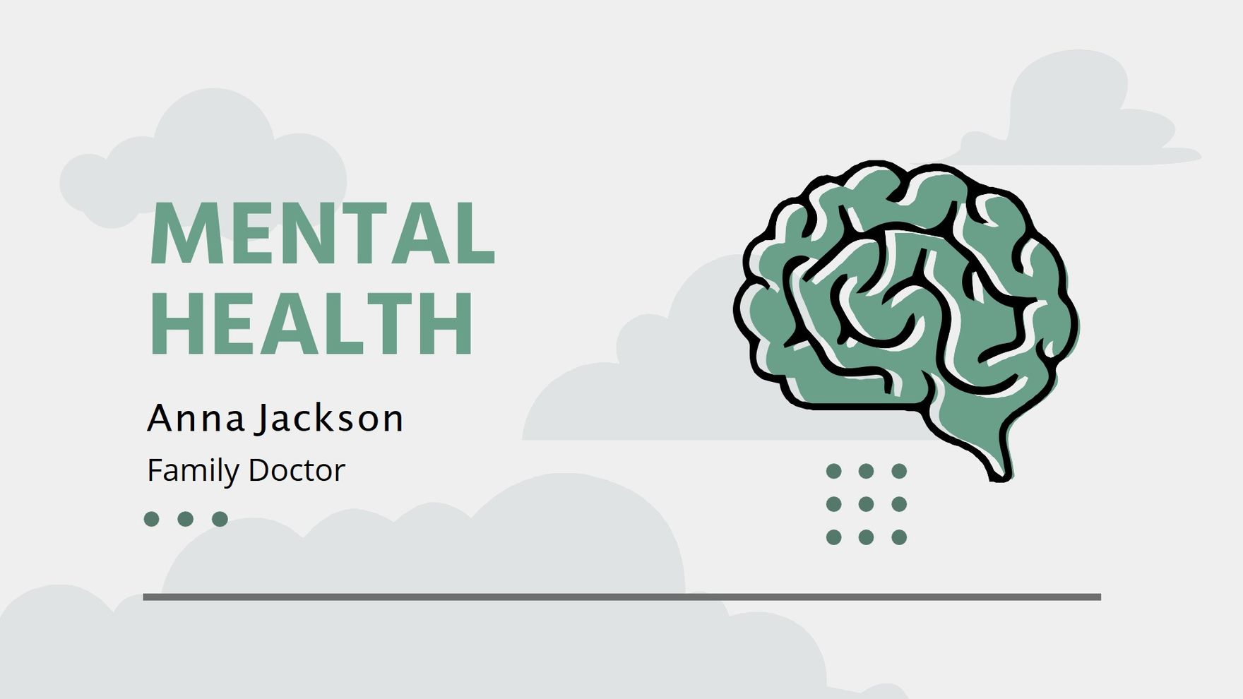 Mental Health Medical Presentation Template Google Slides PowerPoint PDF Template