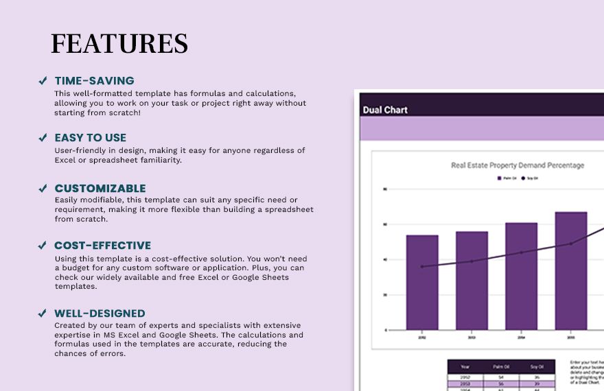 Free Free Creative Dual Chart - Google Sheets, Excel | Template.net