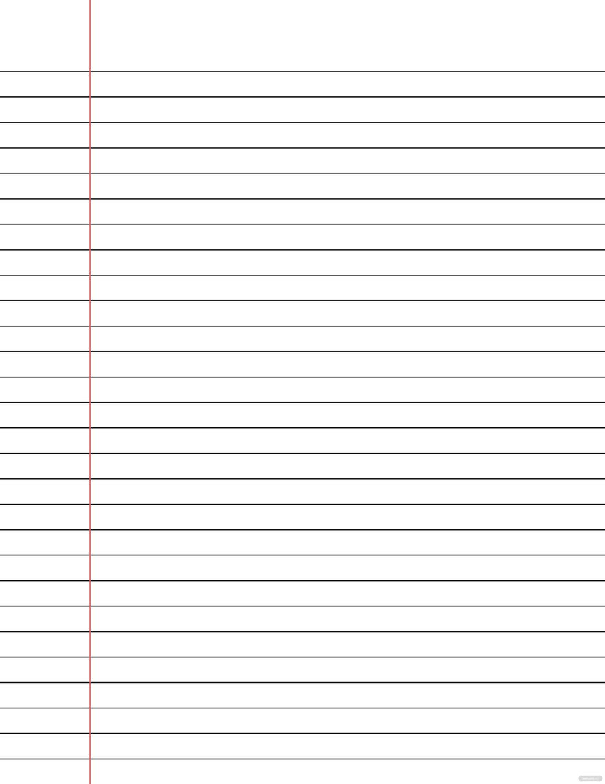 Wide Ruled Notebook Paper Template Download In Word Google Docs PDF Illustrator PSD Apple 