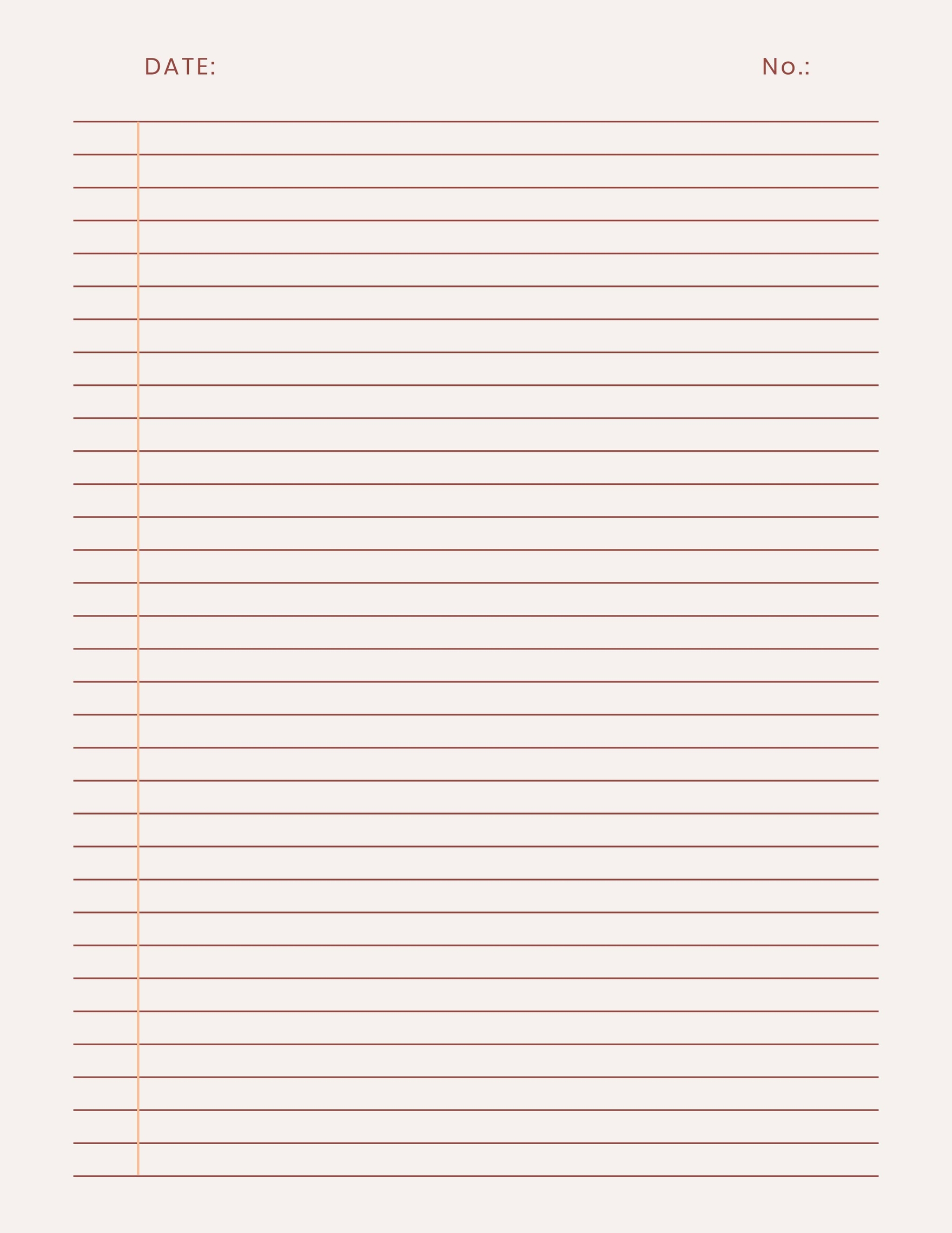 Free Editable Notebook Templates In PDF To Download