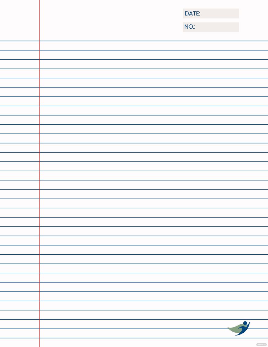 School Notebook Paper Template Download In Word Google Docs PDF 