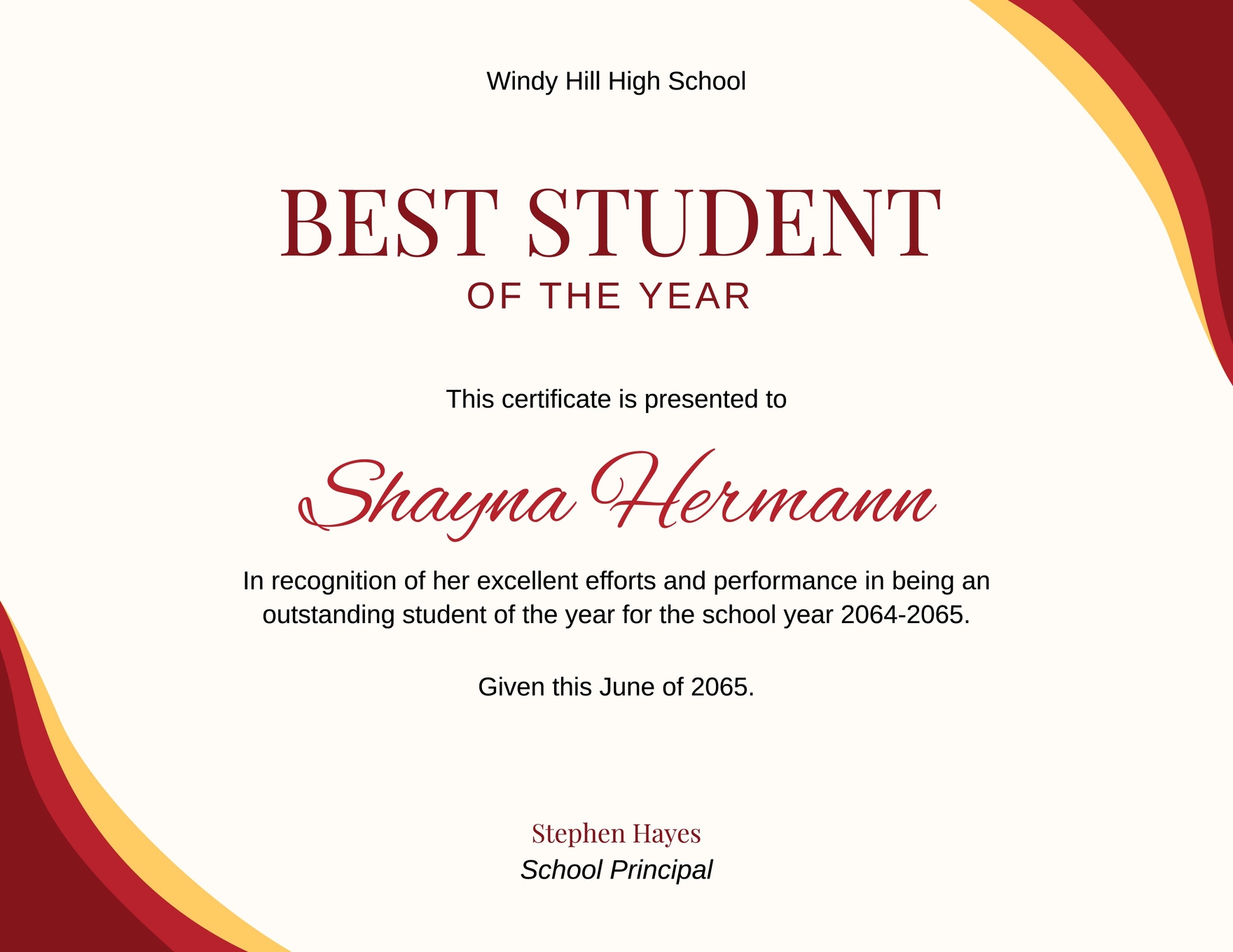 Student Certificate Templates In Apple Pages FREE Download Template