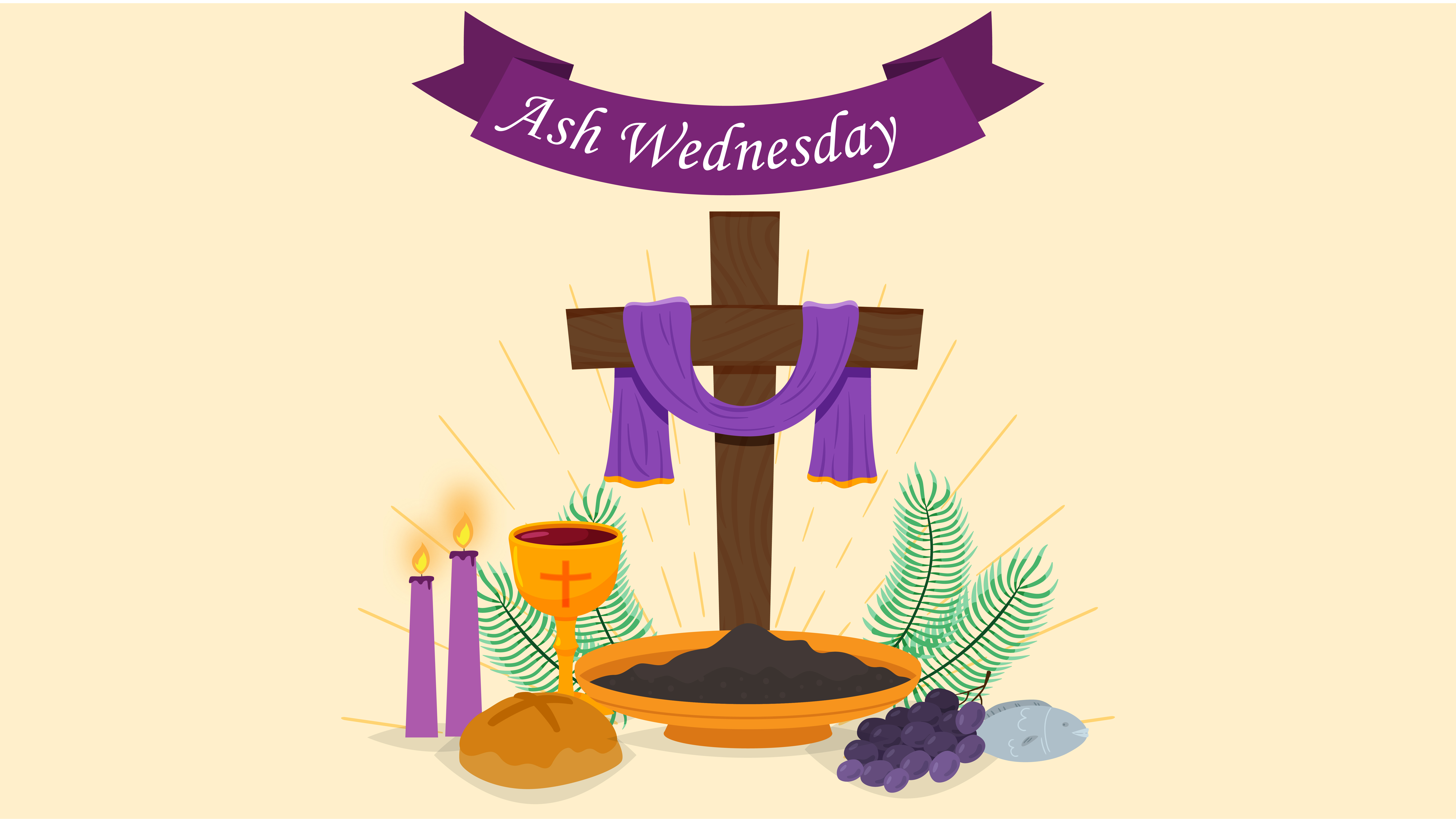 Ash Wednesday Background Template - Edit Online & Download Example ...
