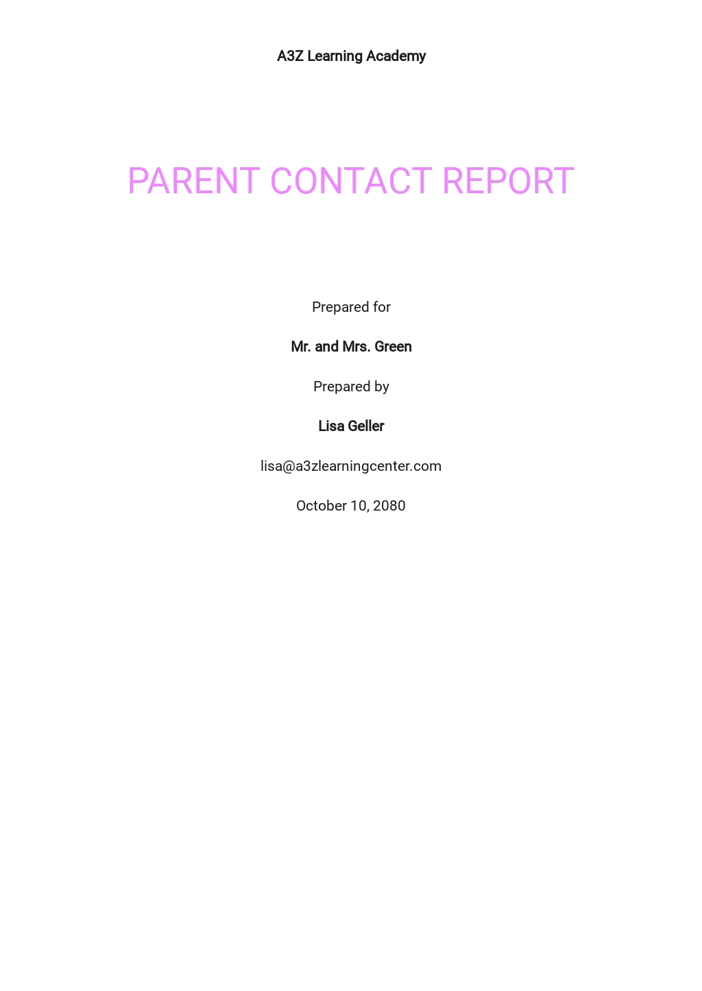 FREE Parent's Report Card Template in Illustrator, PSD | Template.net