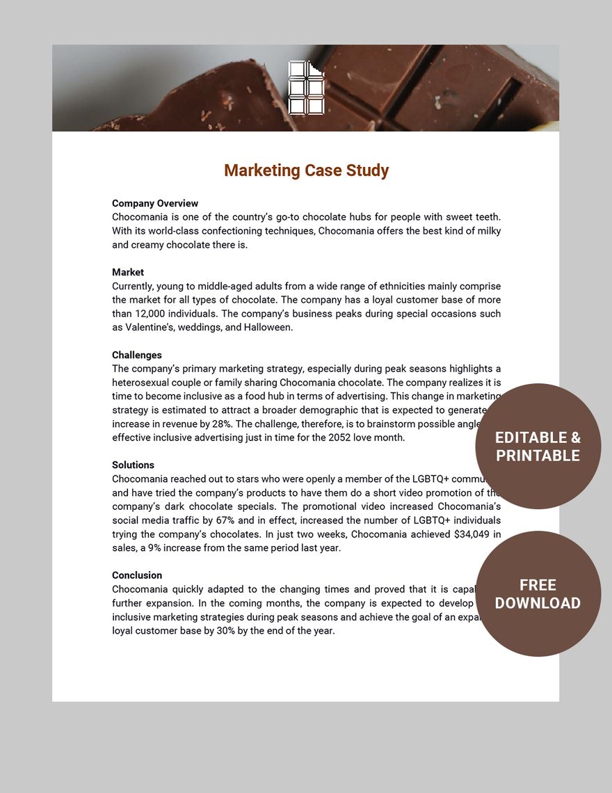 Marketing Case Study Template In Word Google Docs Download Marketing Case Study Template In Word Google Docs Download