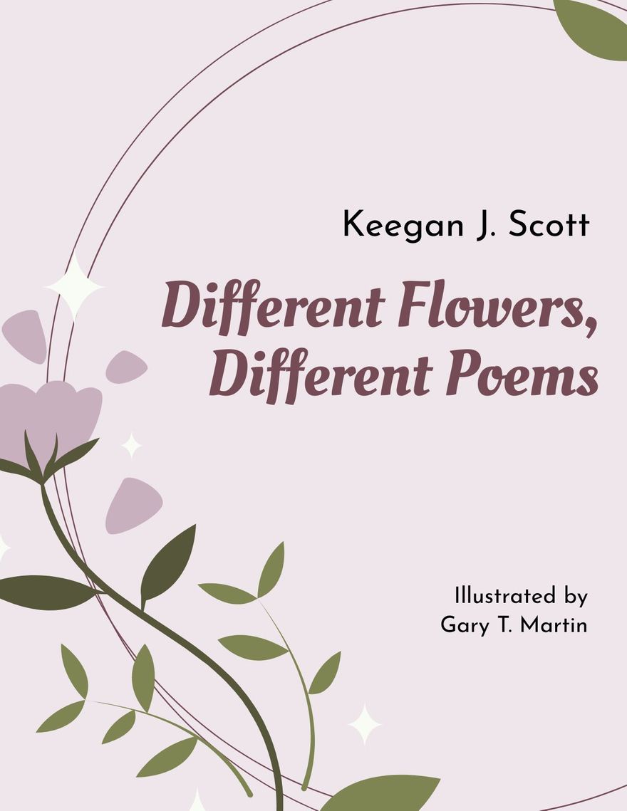 Poetry Book Template Download In Illustrator PSD InDesign 