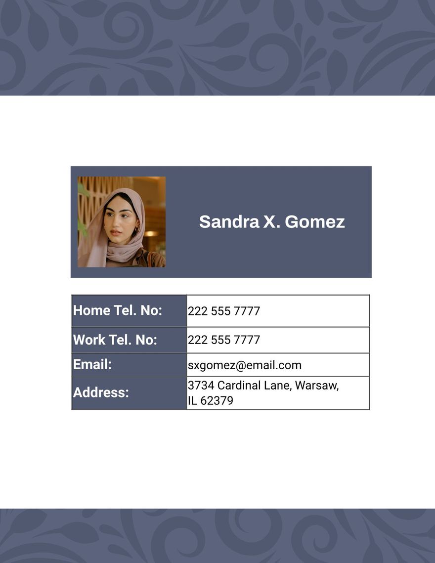 Address Book Template - Download in Illustrator, PSD, InDesign ...