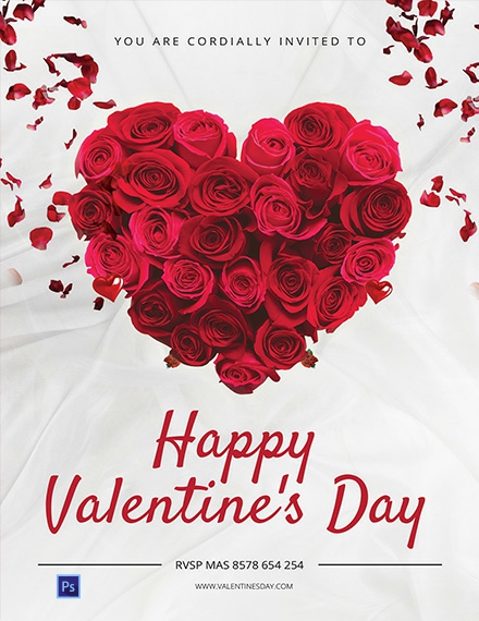 FREE Valentine's Day Greeting Card Template - Word (DOC) | Apple (MAC ...