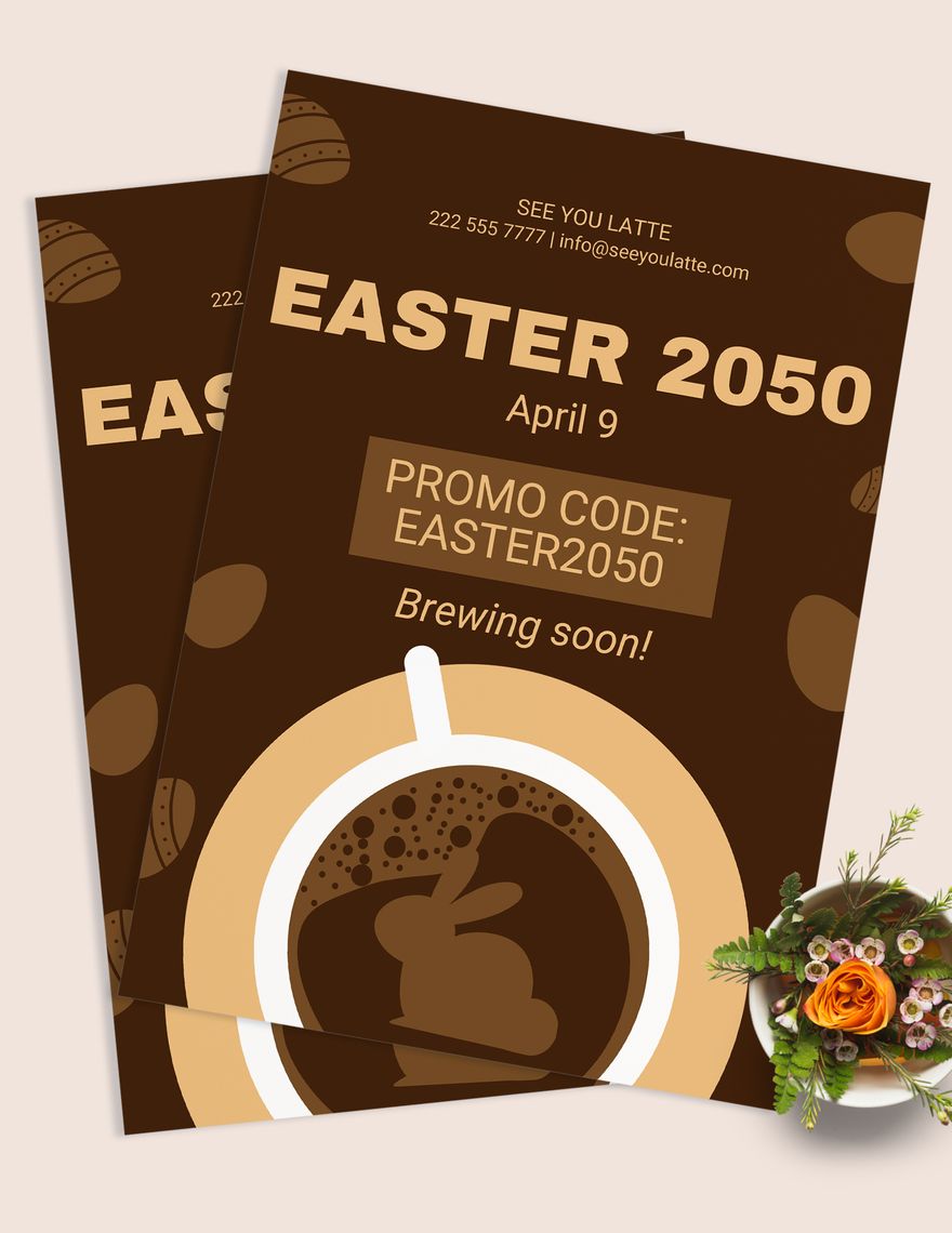 Happy Easter Flyer Template - Edit Online & Download Example | Template.net