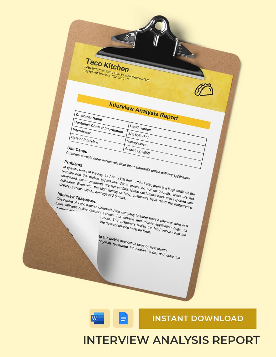FREE Interview Templates Examples Edit Online Download FREE Interview Templates Examples Edit Online Download