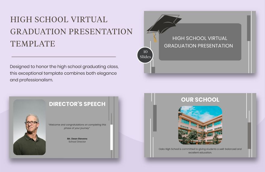 High School Virtual Graduation Presentation Download In PDF 