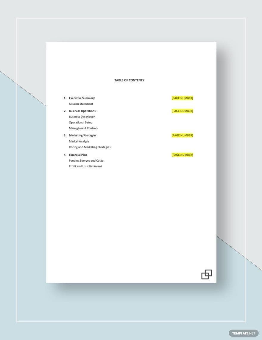 Bread Bakery Business Plan Template Google Docs Word Apple Pages Bread Bakery Business Plan Template Google Docs Word Apple Pages