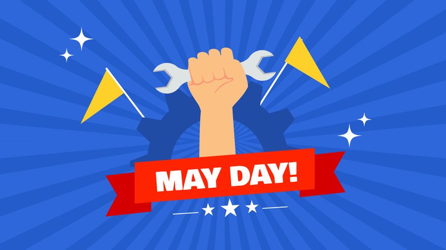 May Day Colorful Background Template - Edit Online & Download Example ...
