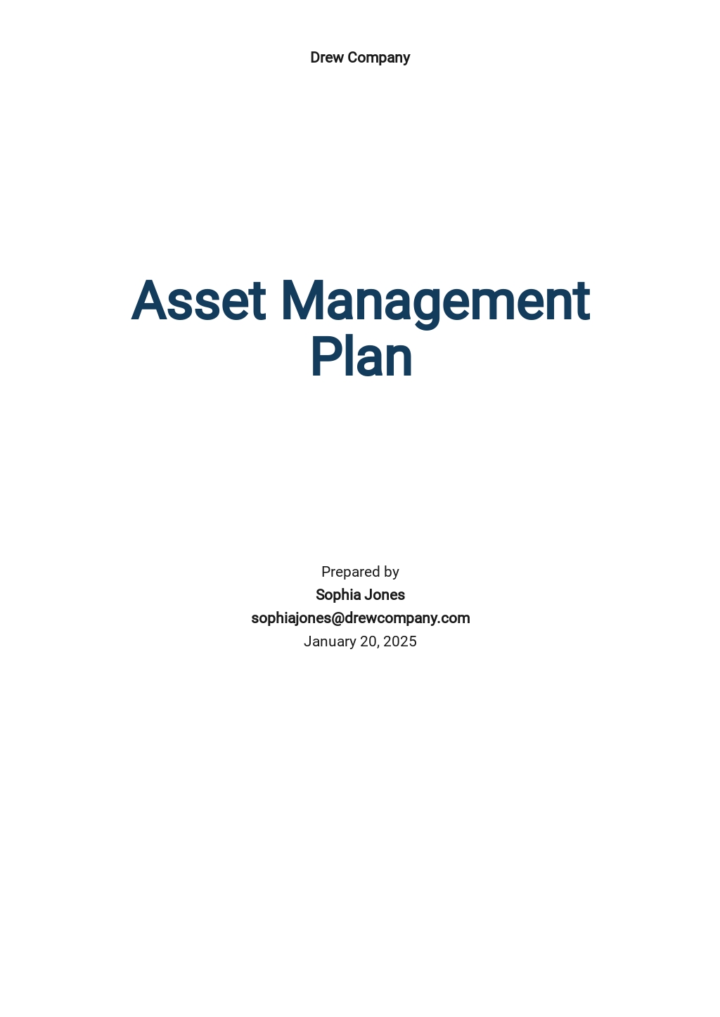 Equipment Asset Management Plan Template at Greg Booth blog